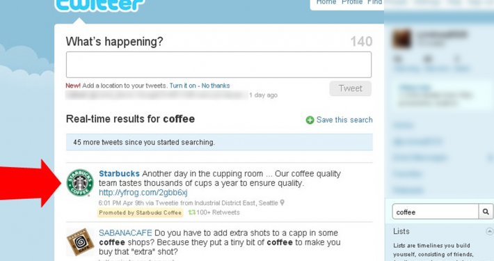 Trying Out Twitter's Promoted Tweets