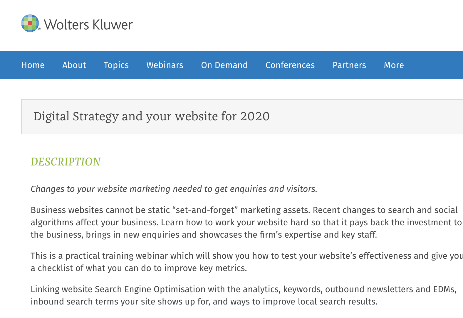 Digital Strategy and your Website - Creative Agency Secrets